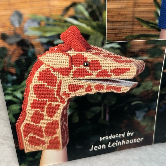 Office | Wild Wonderful Puppets Plastic Canvas Yarn Crafts By Joanne ...